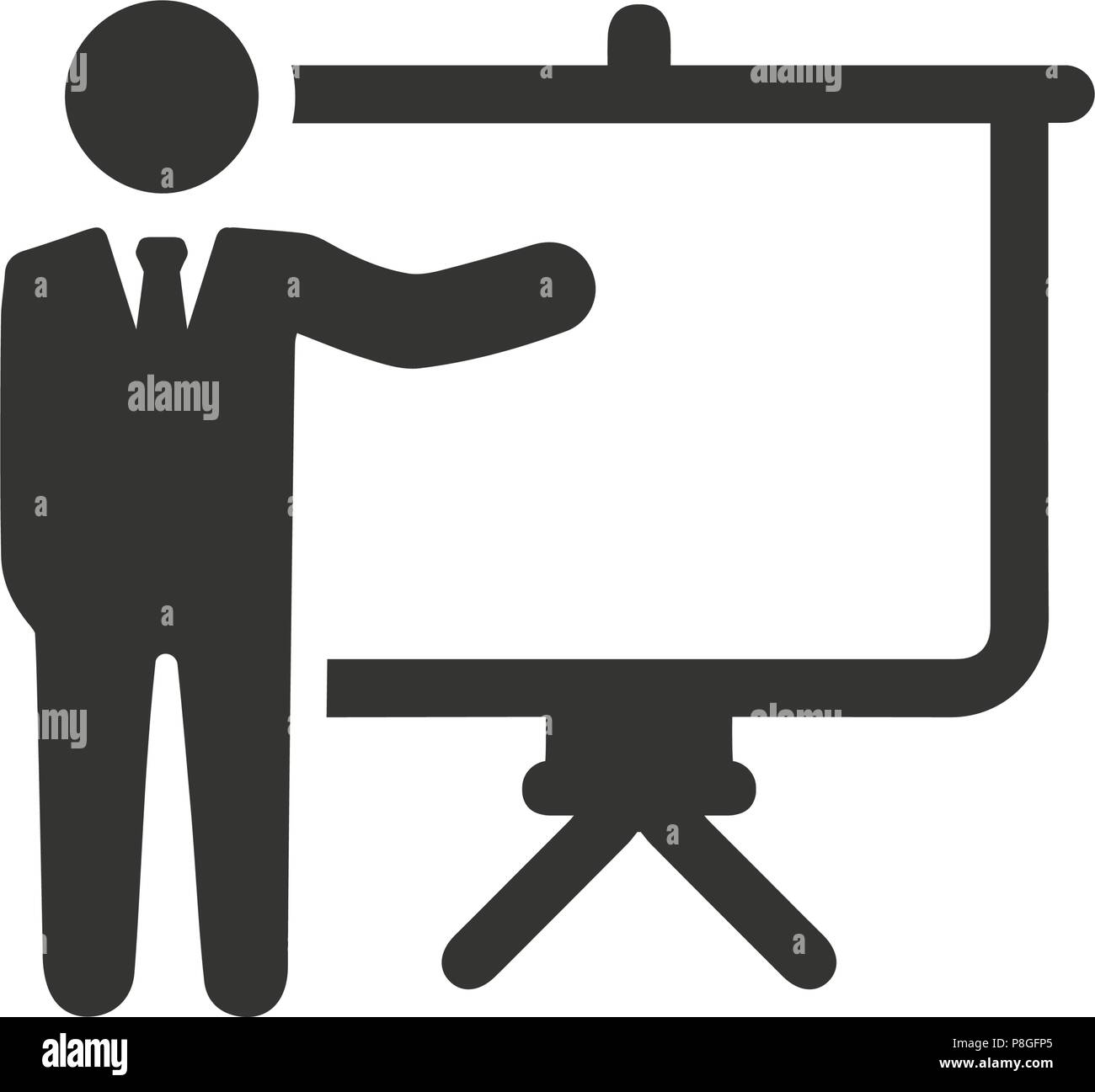 Business Presentation Icon Stock Vector Image & Art - Alamy