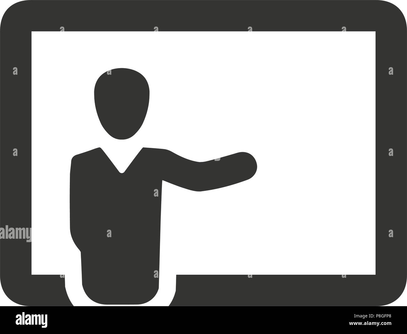 Business Presentation Icon Stock Vector Image & Art - Alamy