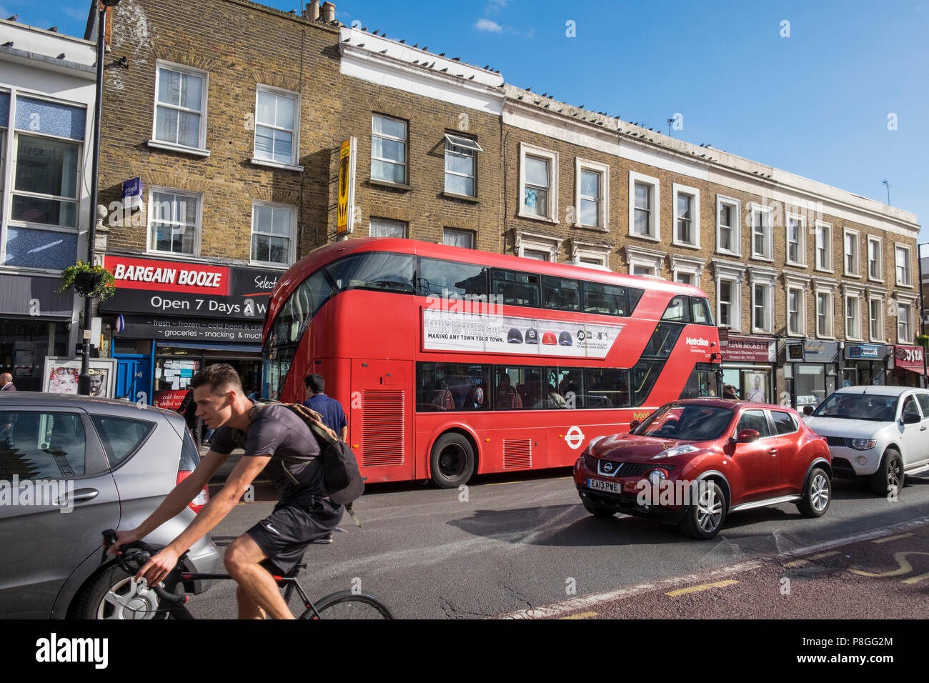 Car bus bicycle hi-res stock photography and images - Alamy