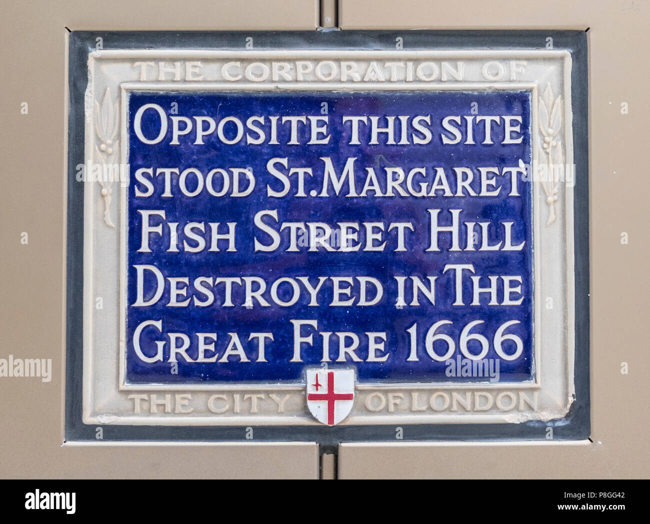 Fire Of London Plaque High Resolution Stock Photography and Images - Alamy
