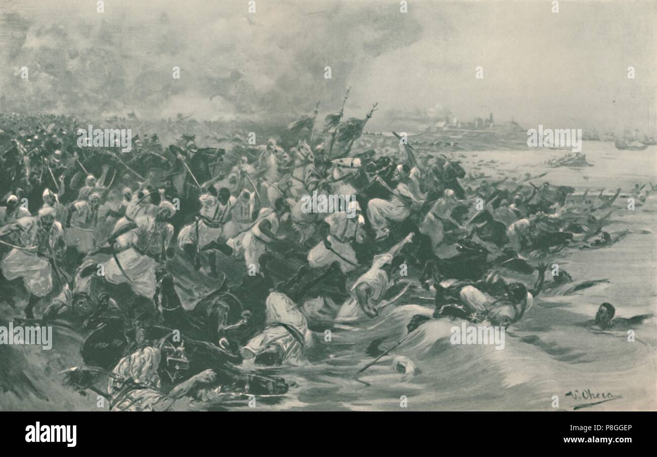 'The Battle of Aboukir', 1799, (1896). Artist: Unknown Stock Photo - Alamy