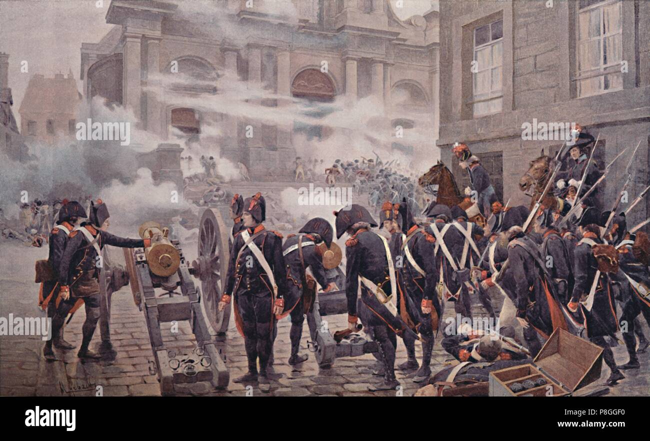 'The Thirteenth Vendemiaire, October 5, 1795', (1896). Artist: Unknown ...