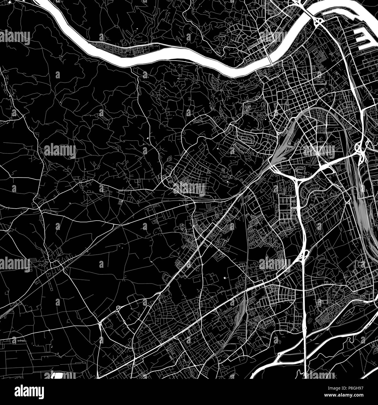 Leonding download map hi-res stock photography and images - Alamy