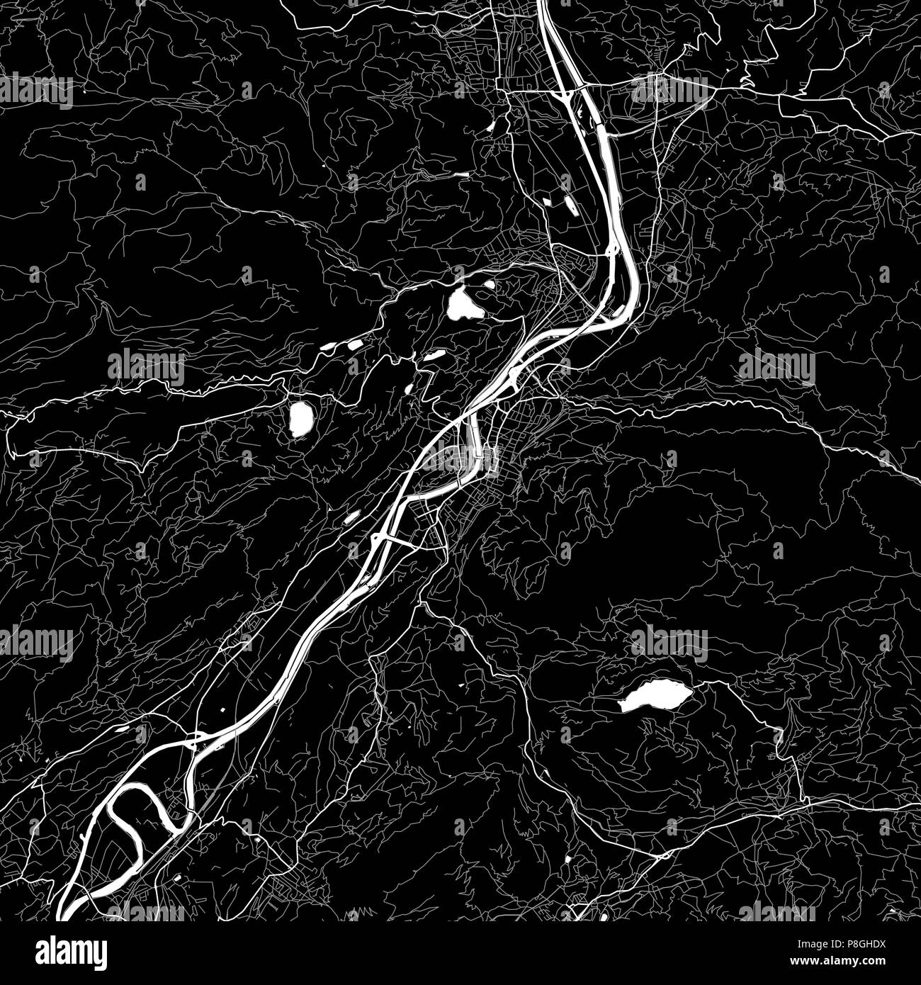 Kufstein download map hi-res stock photography and images - Alamy