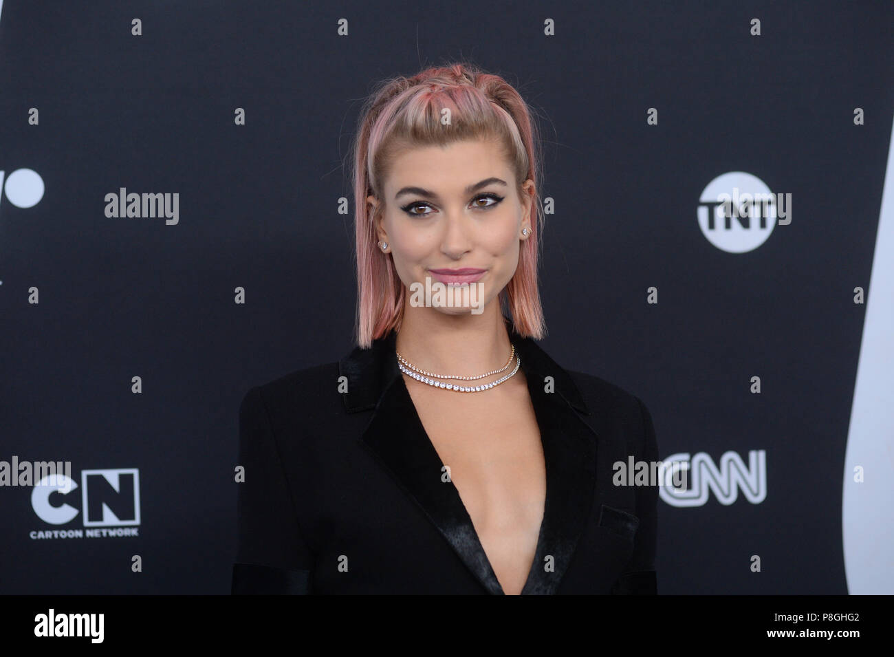 Hailey Rhode Baldwin attends the 2018 Turner Upfront at One Penn Plaza ...