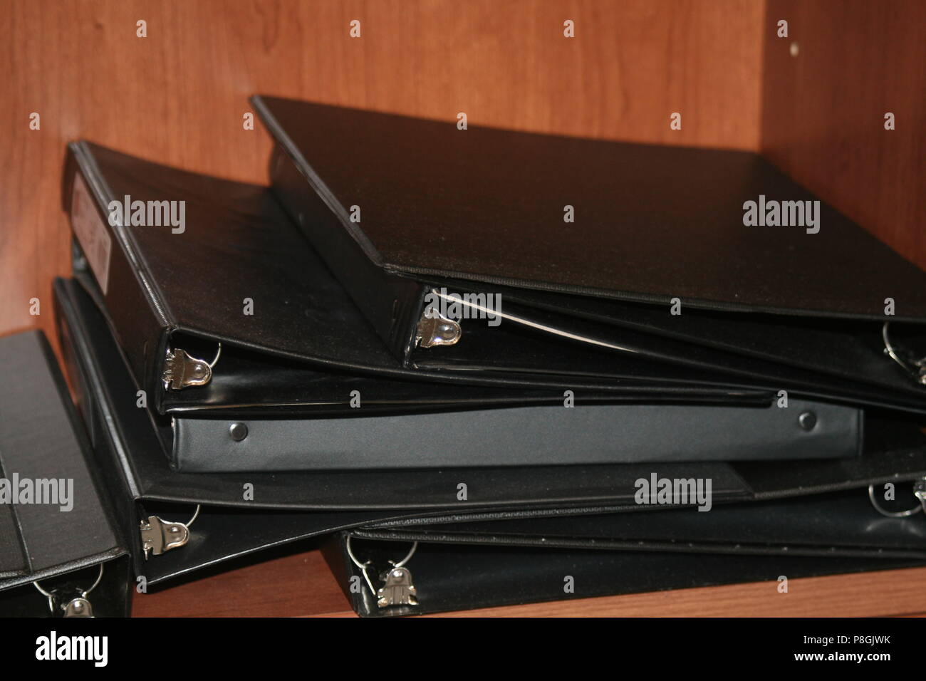 Binders on shelf hi-res stock photography and images - Alamy