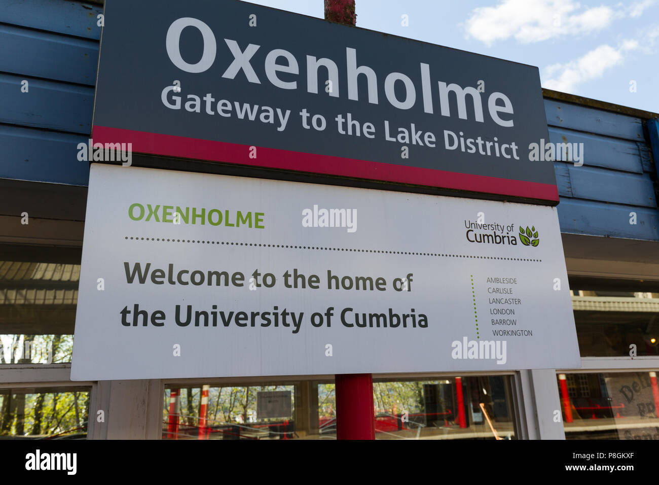 Oxenholme Railway Station Lake District Stock Photo - Alamy