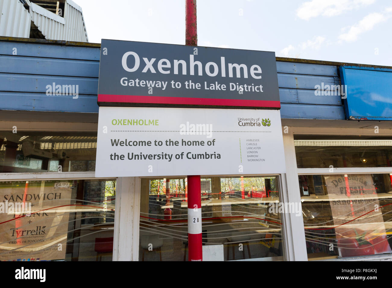 Oxenholme Railway Station Lake District Stock Photo - Alamy