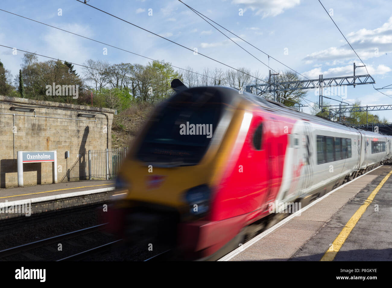 Oxenholme Railway Station Lake District Stock Photo - Alamy