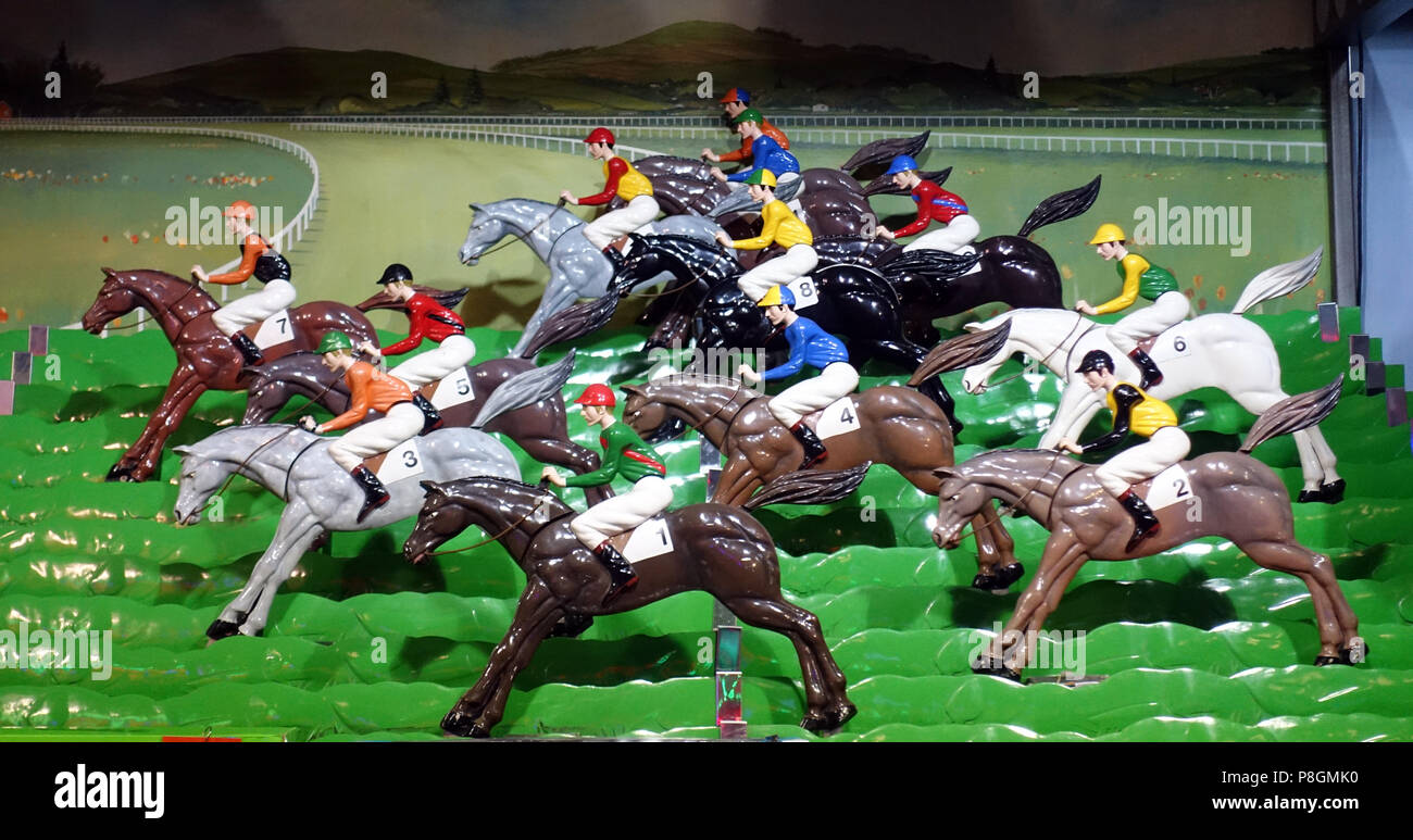 Horse race game fun fair hi-res stock photography and images - Alamy