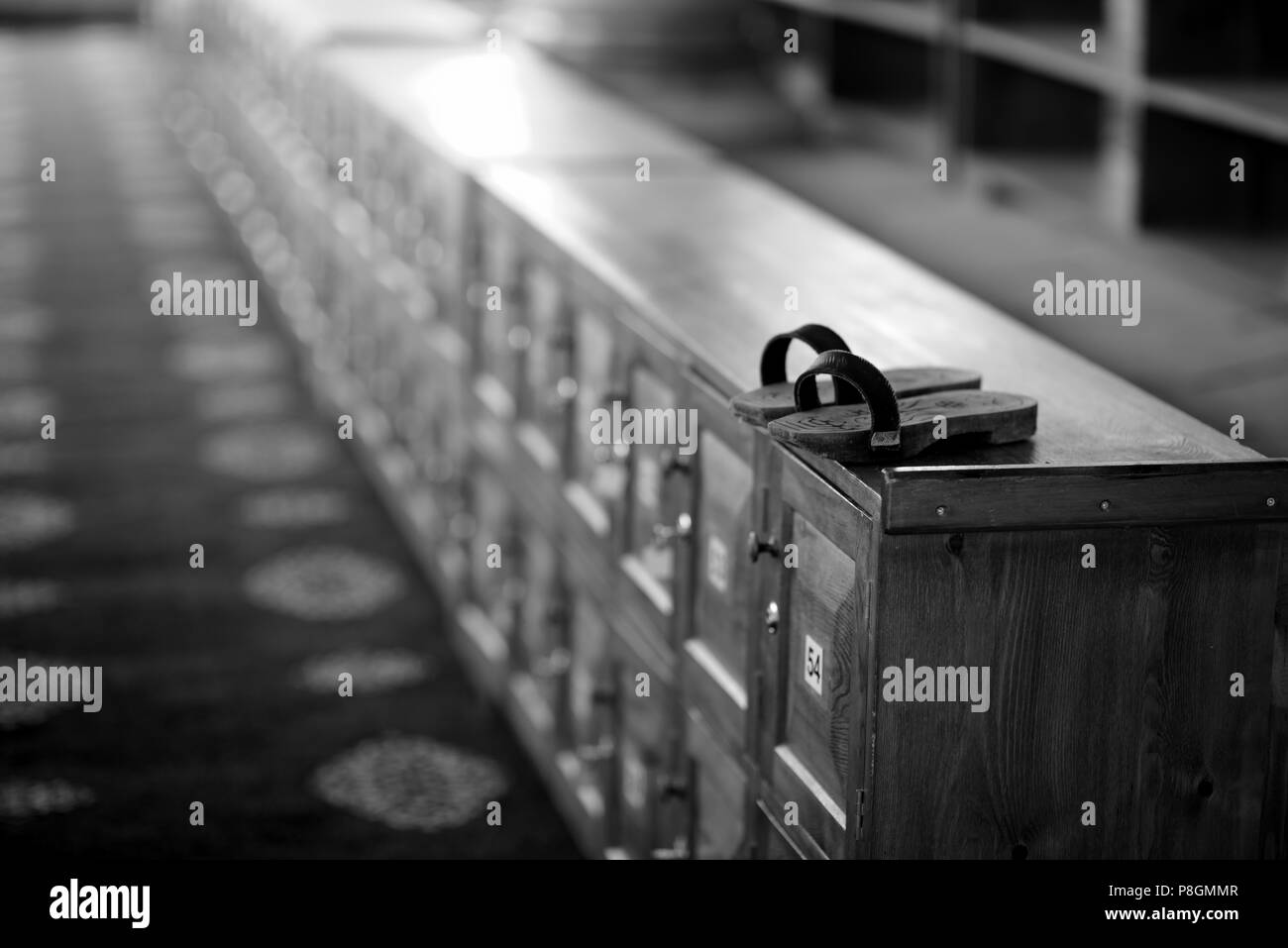 Ablution section inside a Mosque Stock Photo - Alamy