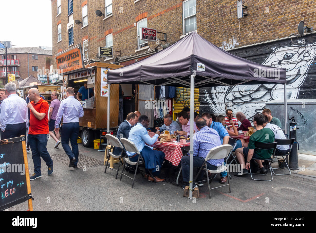Under a pergola tent hi-res stock photography and images - Alamy