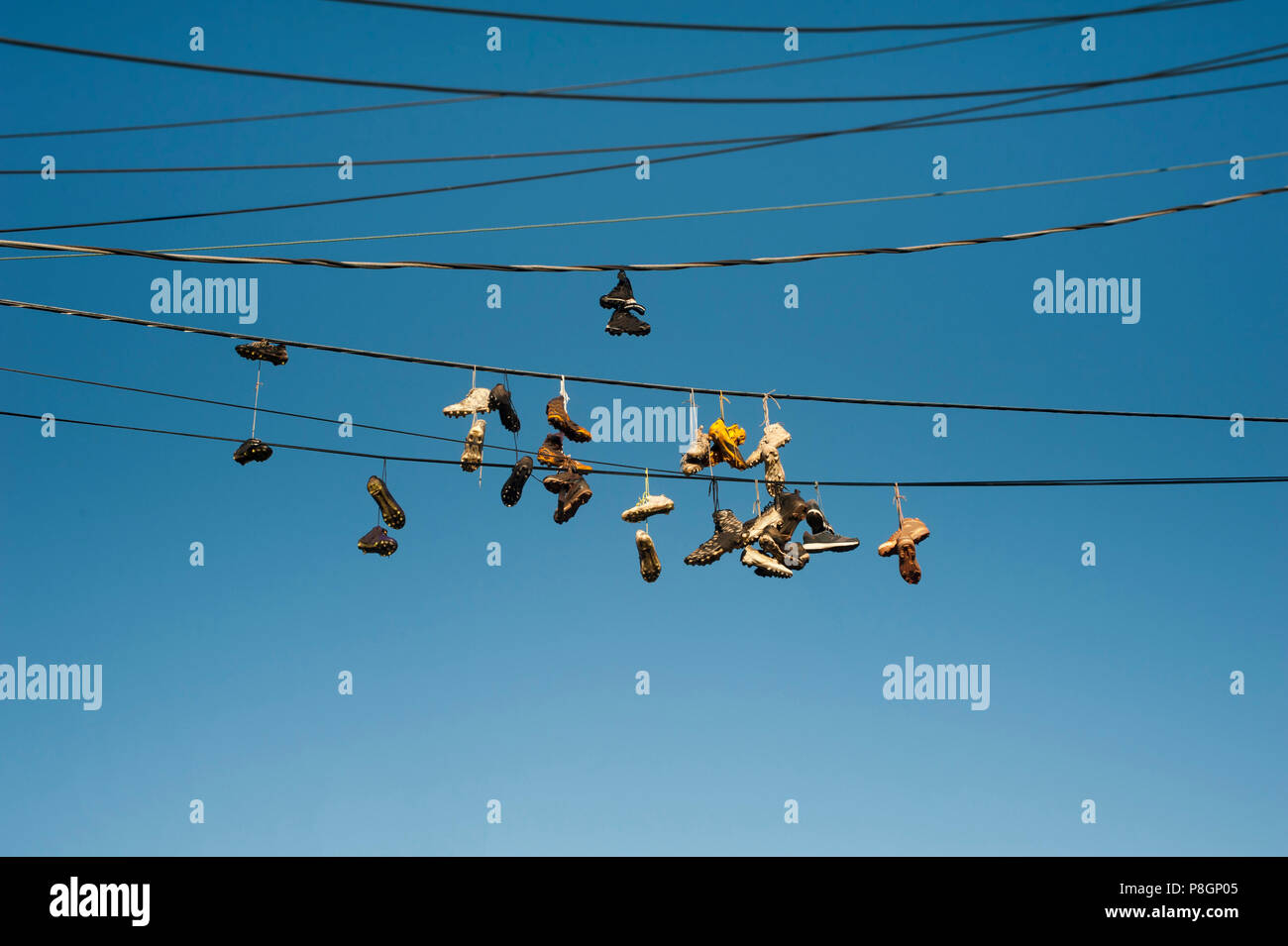 Dangling wires hi-res stock photography and images - Alamy