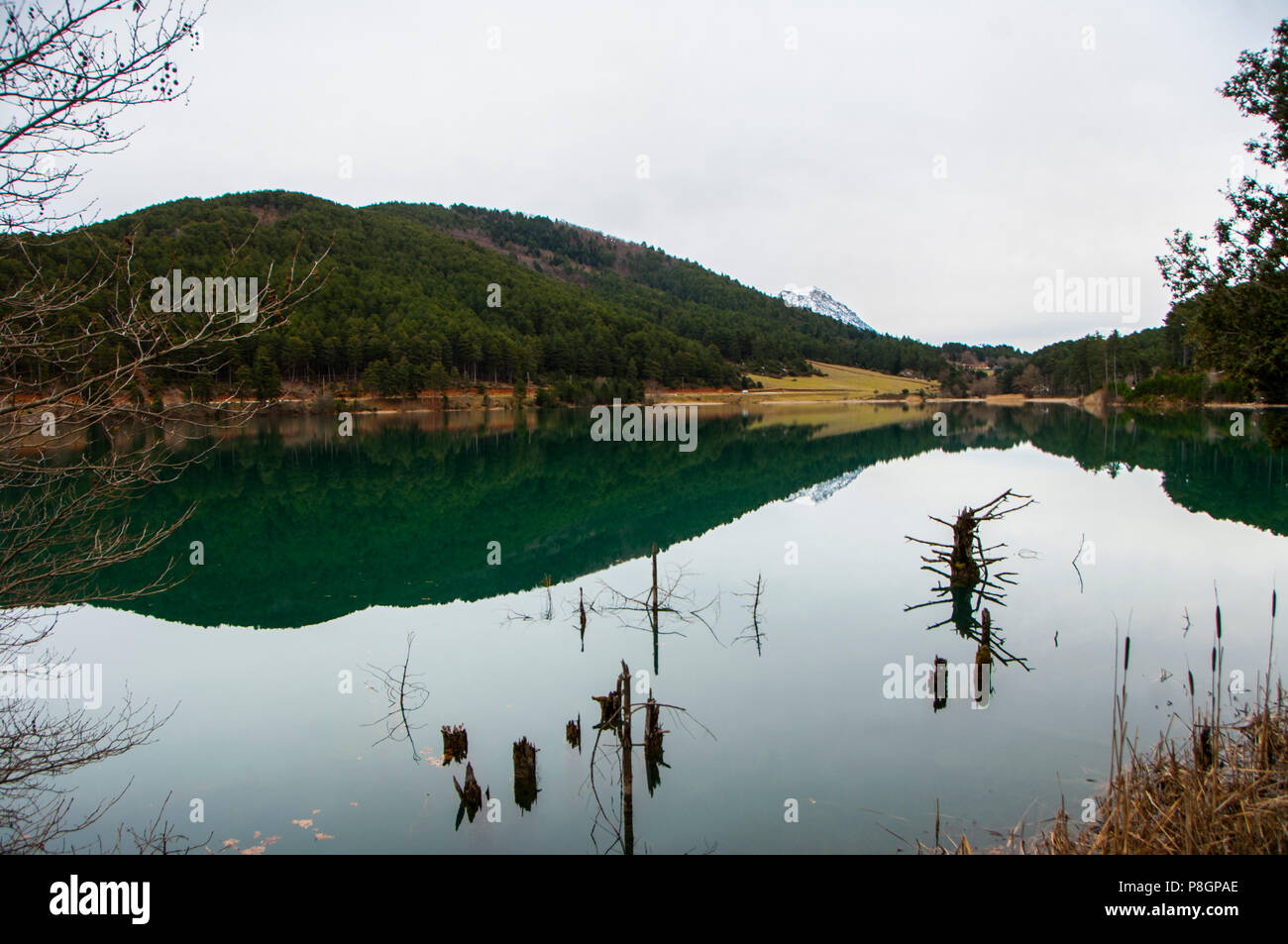 europe, greece, peloponnese, doxa, lake Stock Photo - Alamy