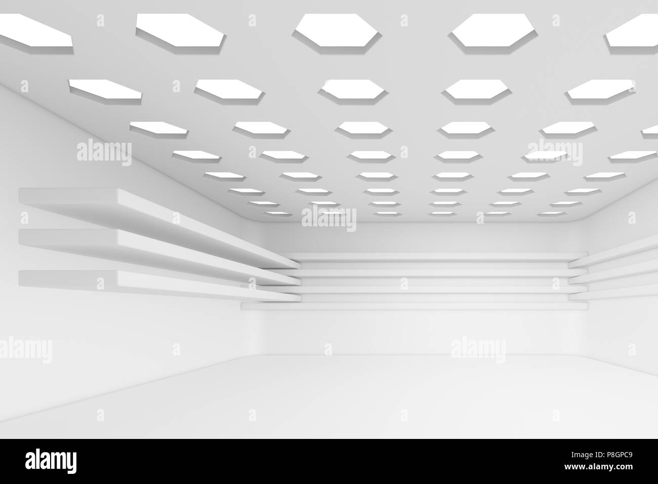 White room. 3d render Stock Photo - Alamy