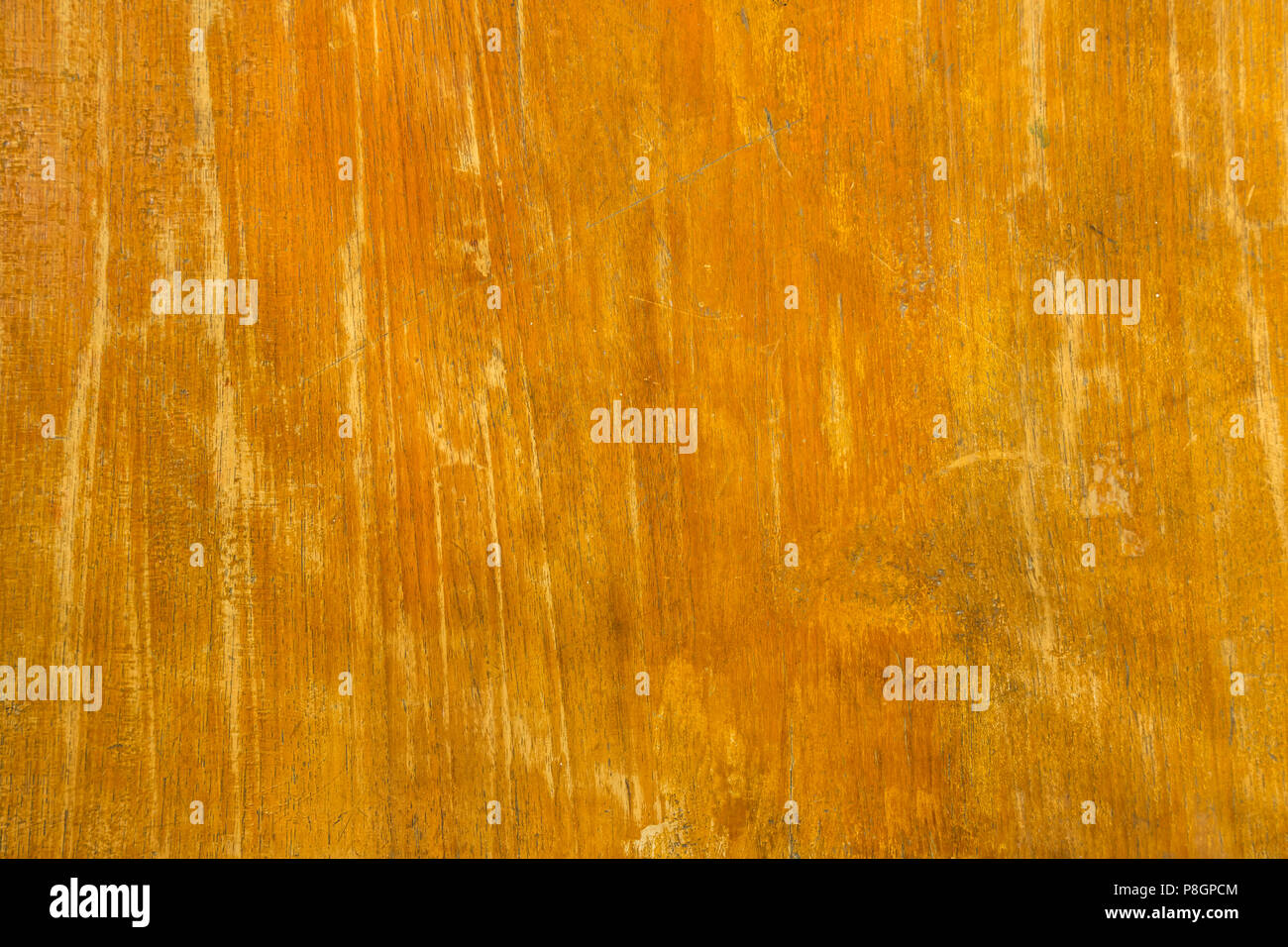 Close up rustic wood table with grain texture in vintage style. Surface ...