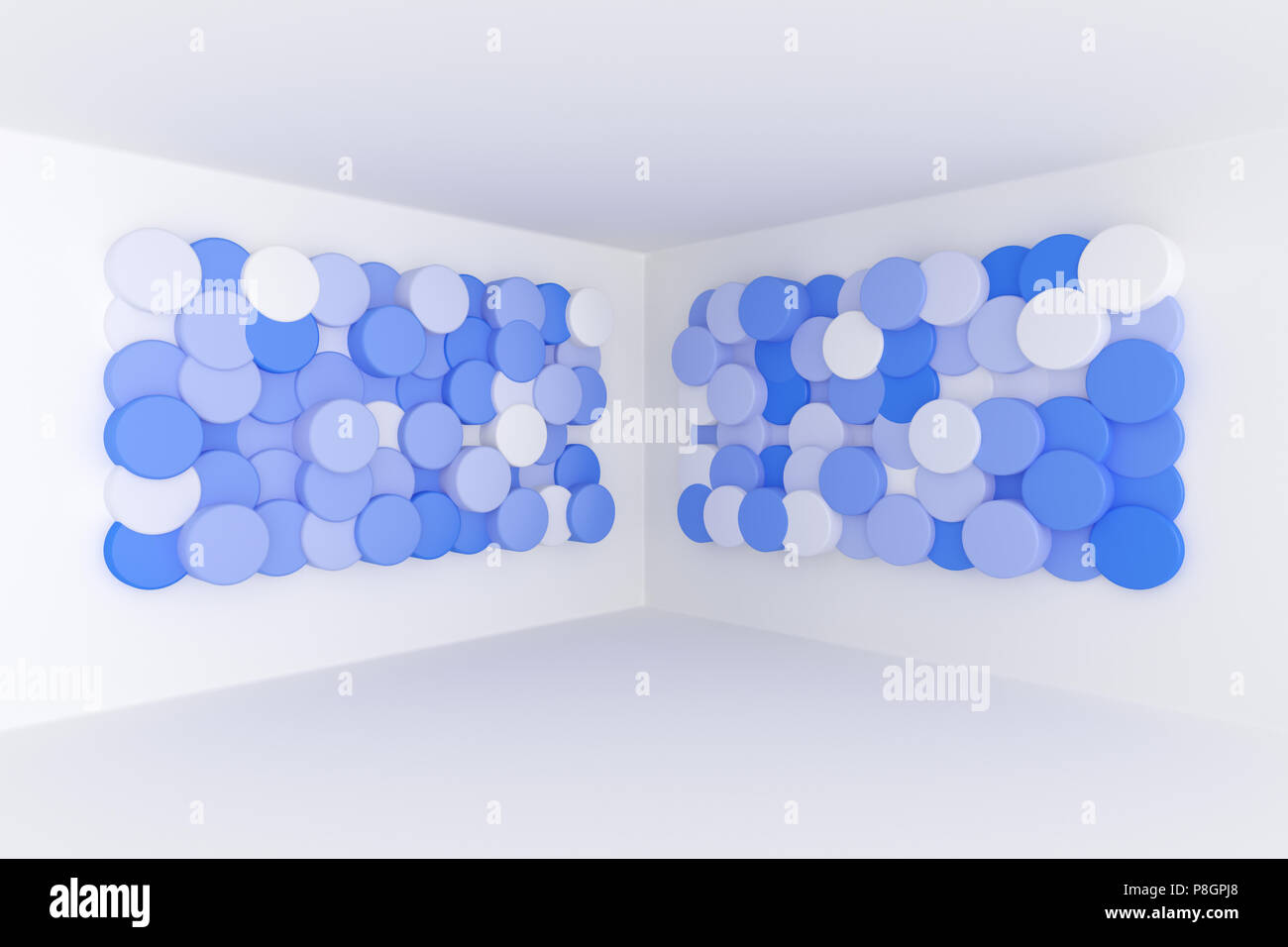 Abstract architecture space. 3d render Stock Photo - Alamy