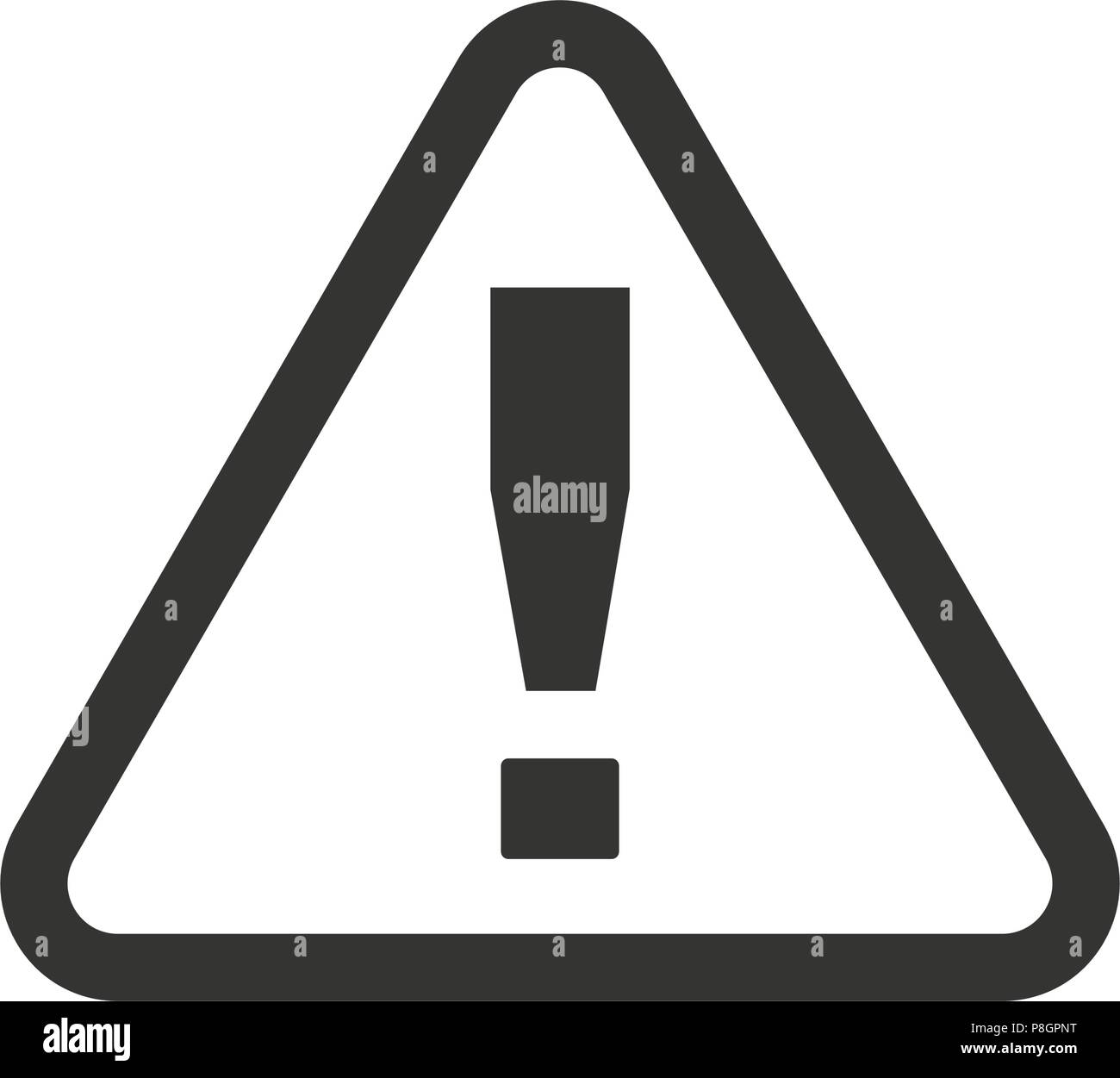 Warning icon Stock Vector Images - Alamy