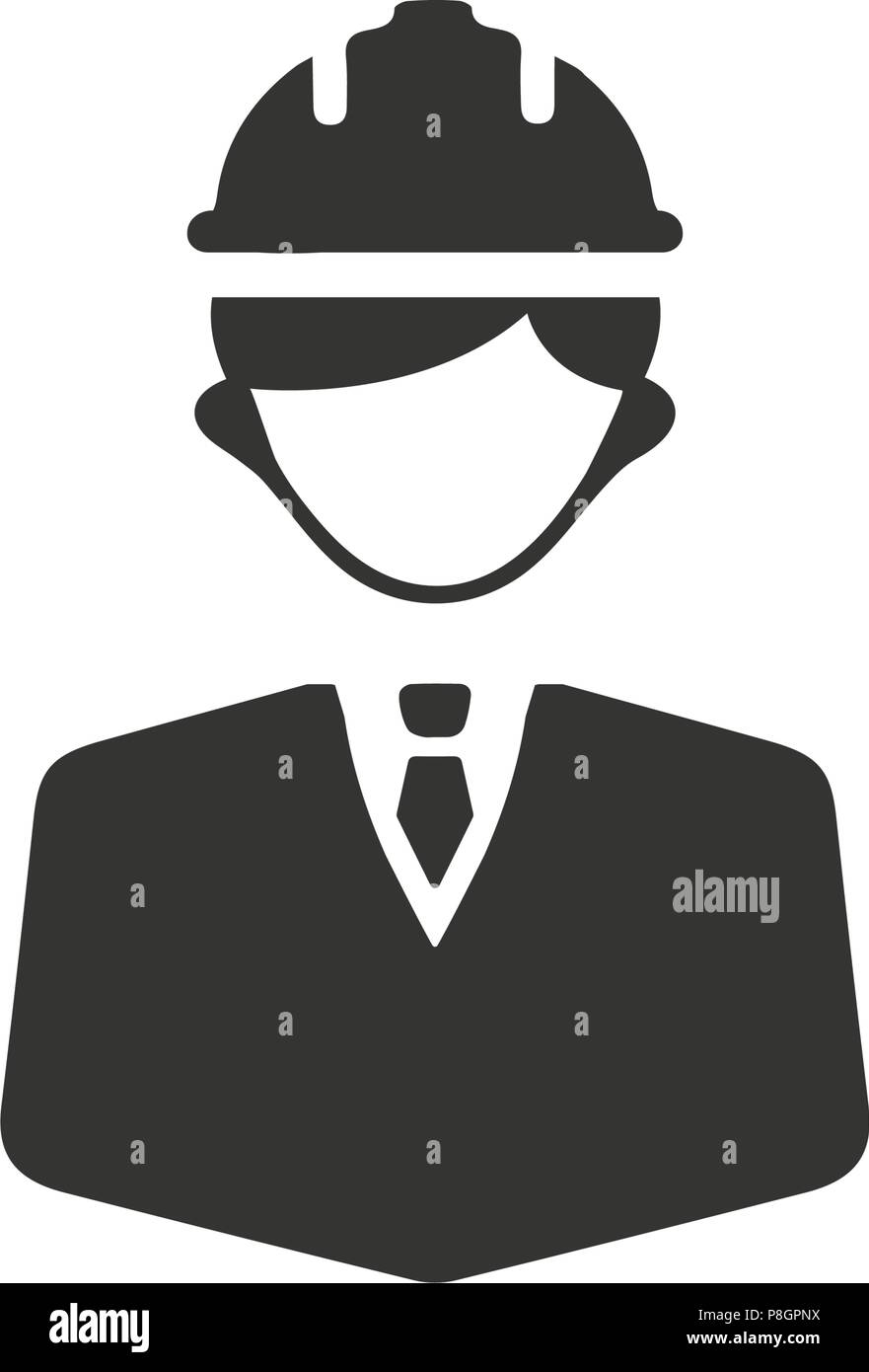 Construction Engineer Icon Stock Vector Image & Art - Alamy