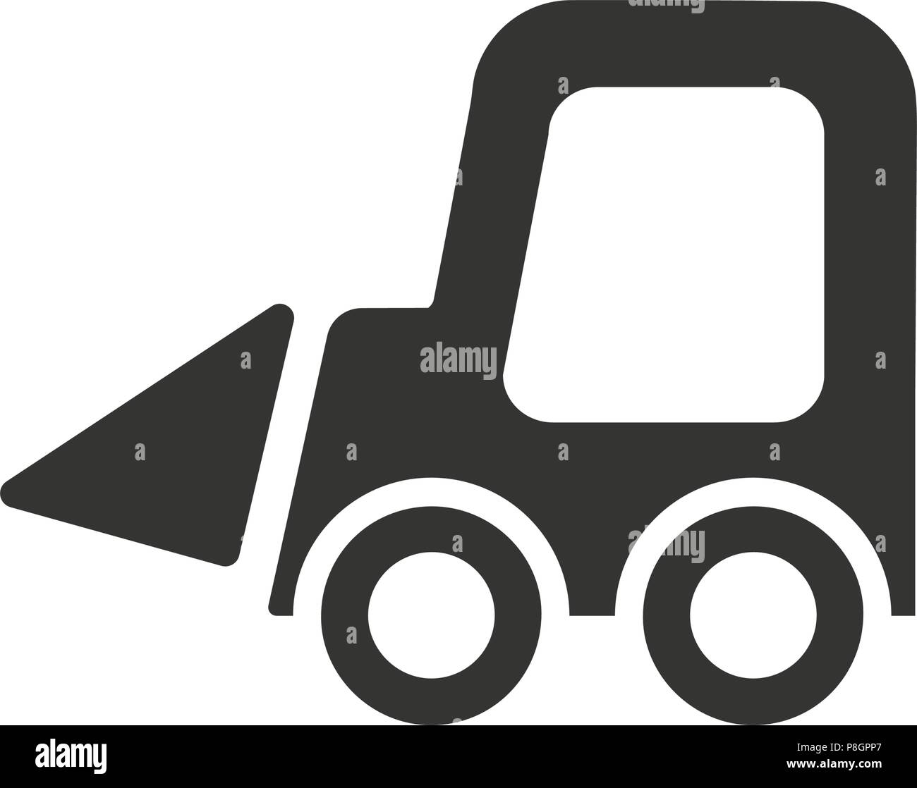 Mini Excavator Icon Stock Vector Image & Art - Alamy