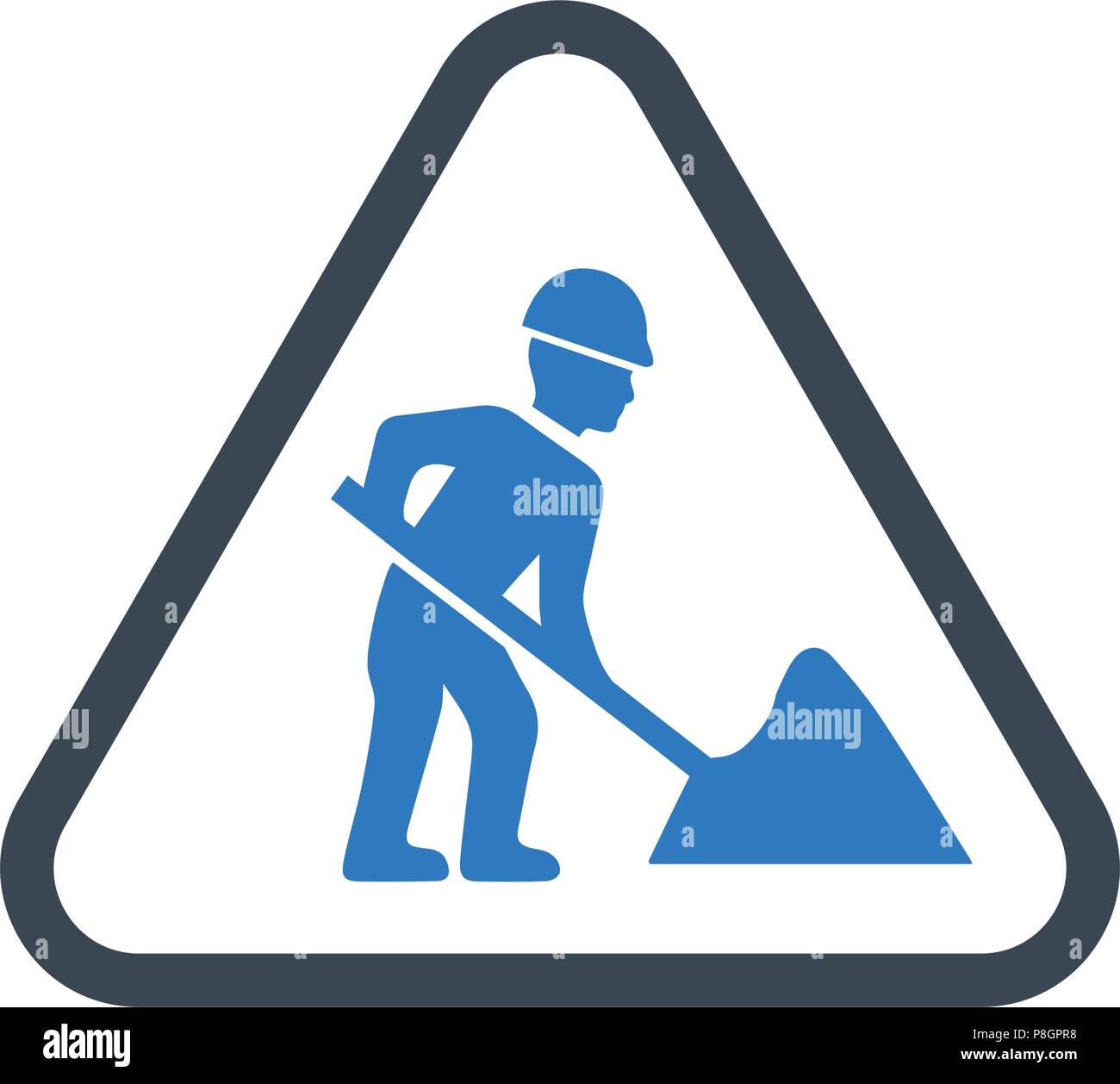 Digging Sign Icon Stock Vector Image & Art - Alamy