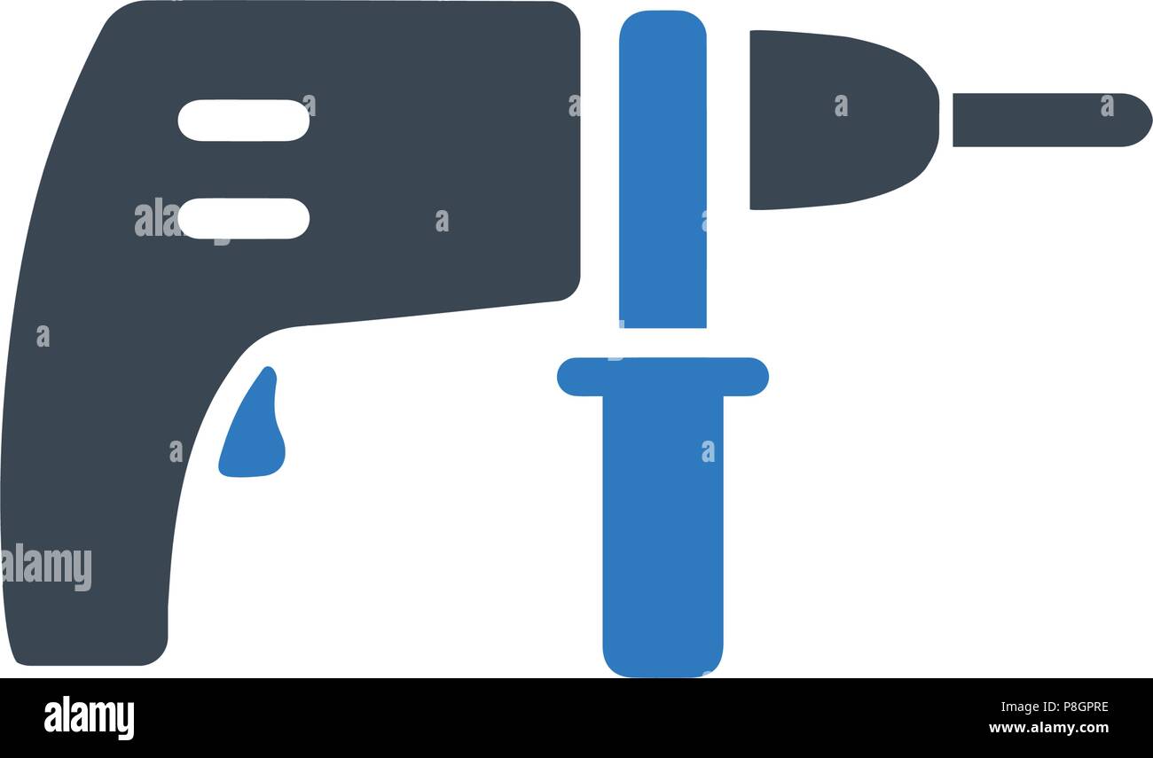 Drill, Tools Icon Stock Vector Image & Art - Alamy