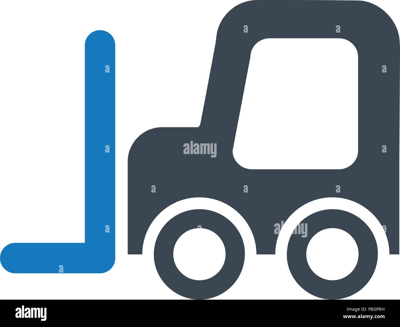 Fork Lift Icon Stock Vector Image & Art - Alamy