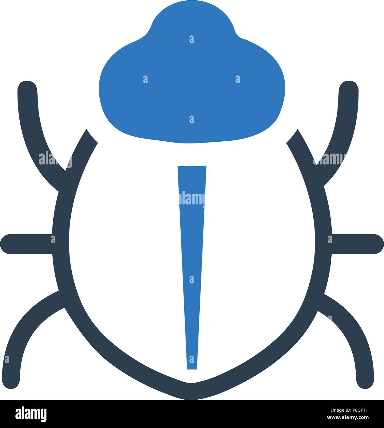 Bug icon hi-res stock photography and images - Alamy