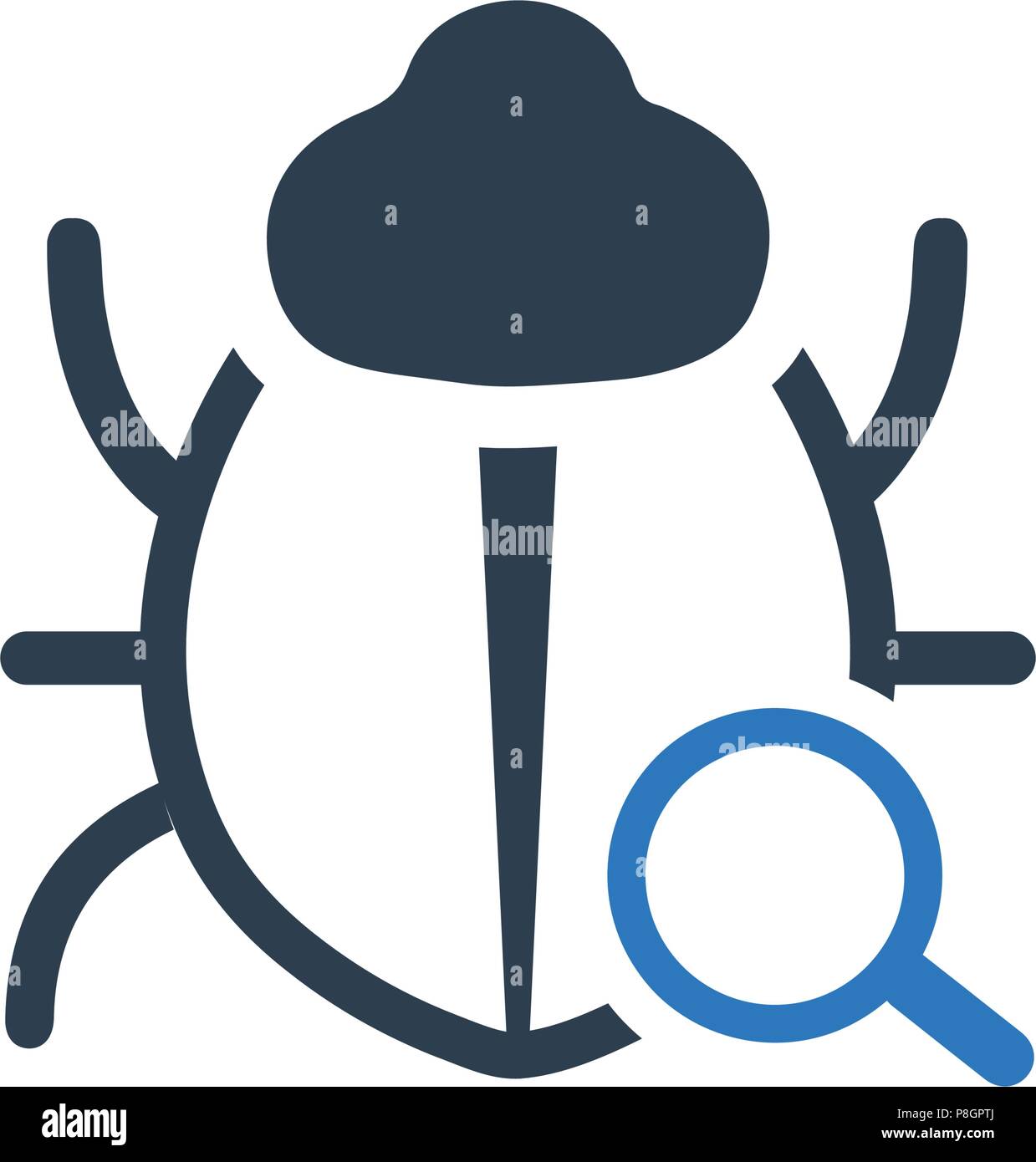 Bug icon hi-res stock photography and images - Alamy