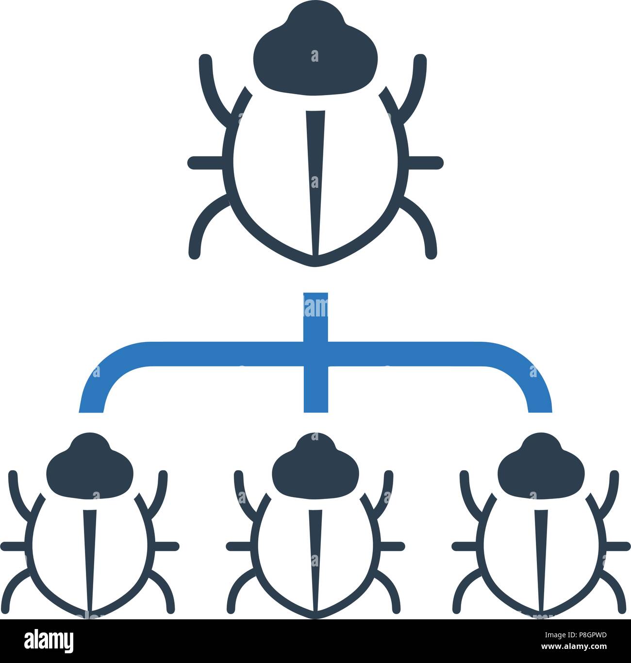 Bug Management Icon Stock Vector Image & Art - Alamy