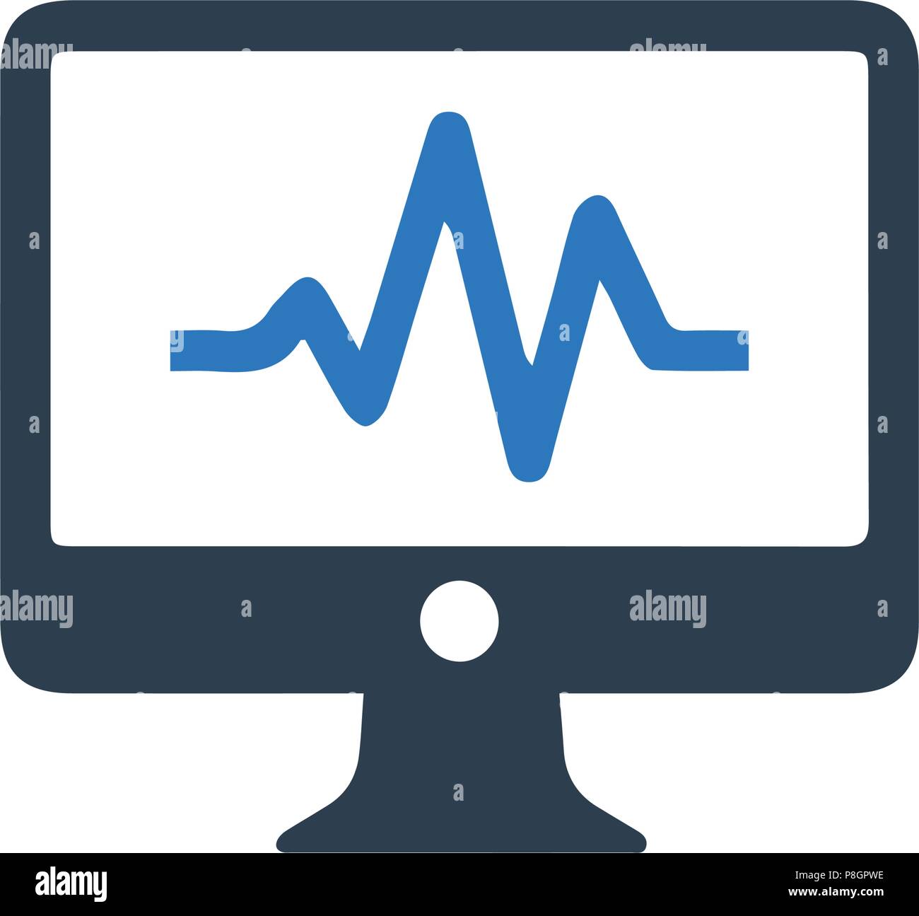 Graphical Analysis Icon Stock Vector Image & Art - Alamy