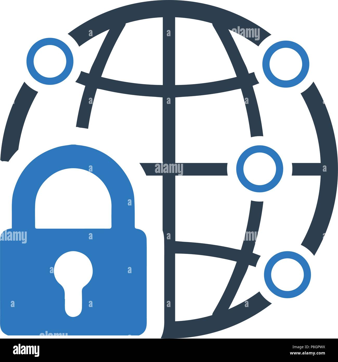 Network protection icon hi-res stock photography and images - Alamy
