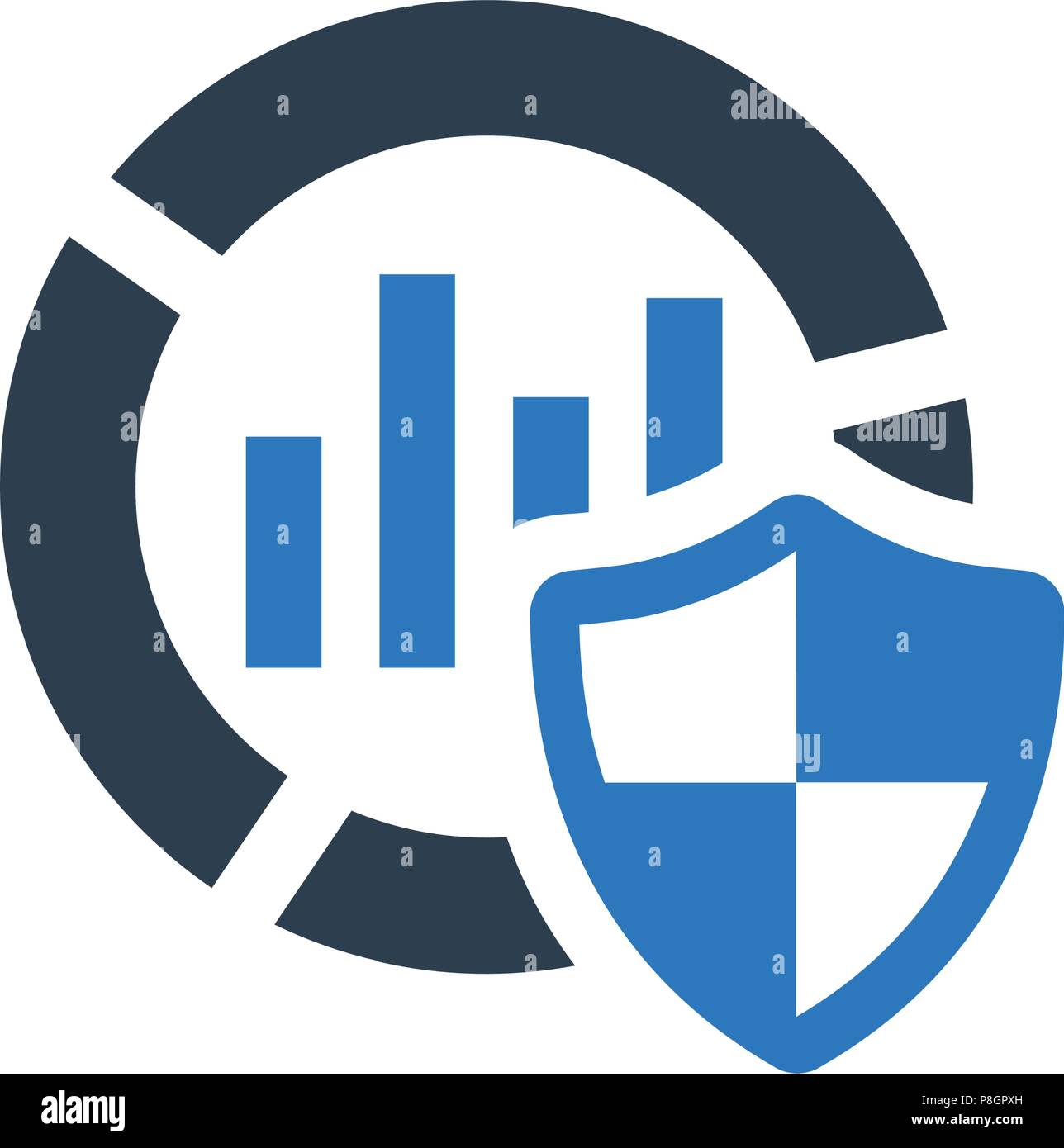 Protect Business Report Icon Stock Vector Image & Art - Alamy