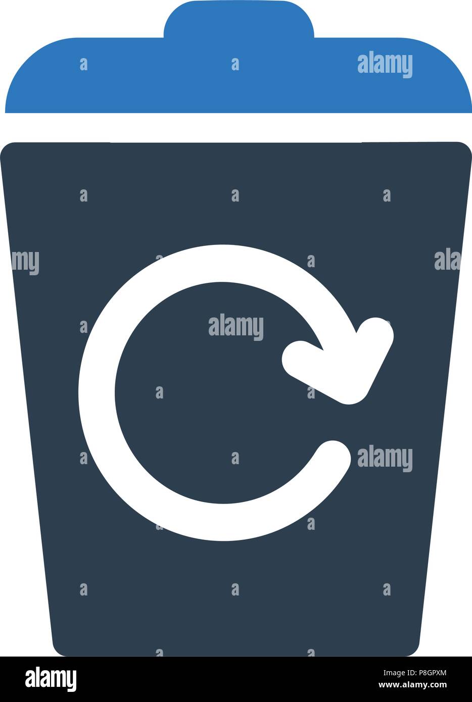 Recycle Bin Icon Stock Vector Image & Art - Alamy