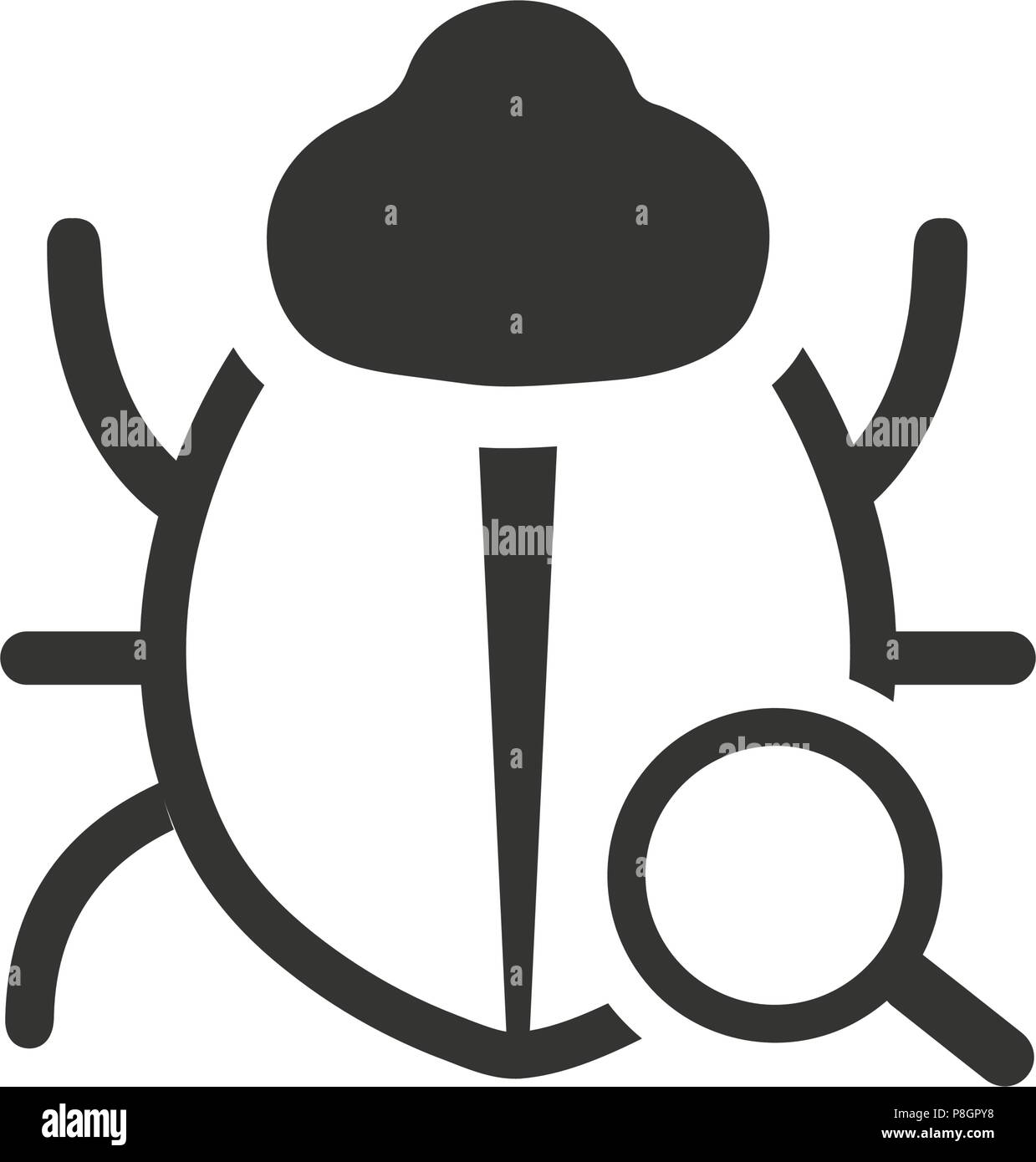 Find Bug Icon Stock Vector Image & Art - Alamy Find Bug Icon Stock Vector Image & Art - Alamy