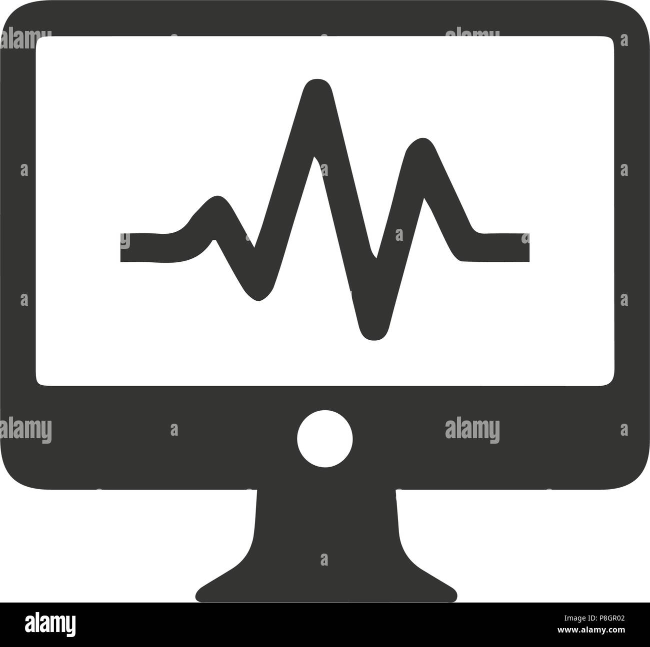 Graphical Analysis Icon Stock Vector Image & Art - Alamy