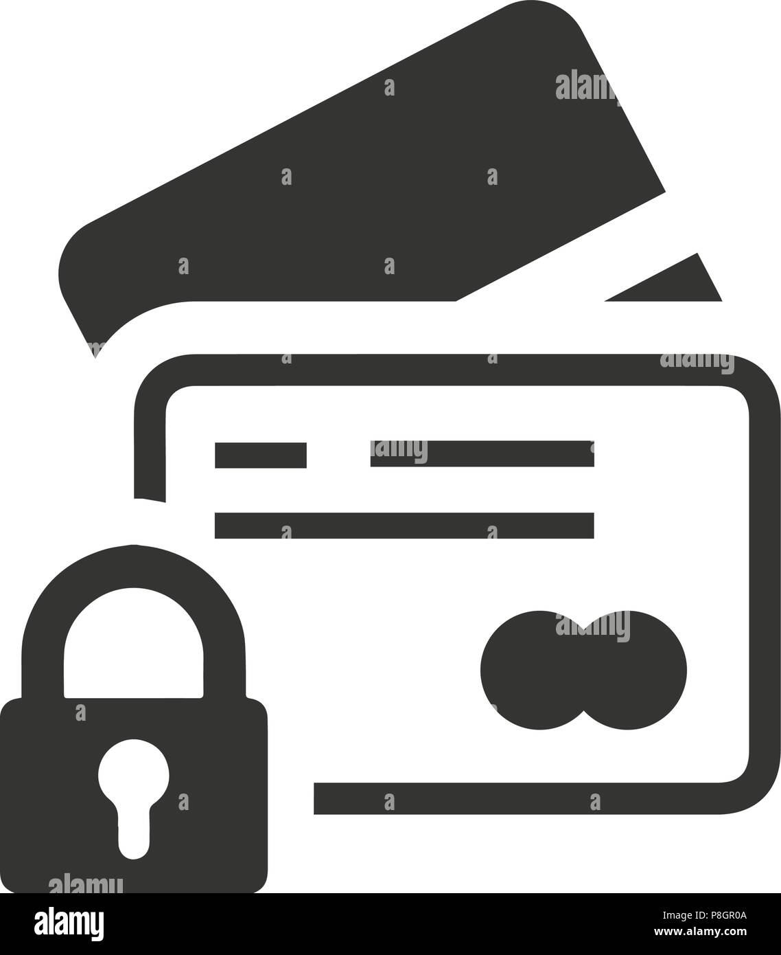 Secure Payment Card Icon Stock Vector Image & Art - Alamy