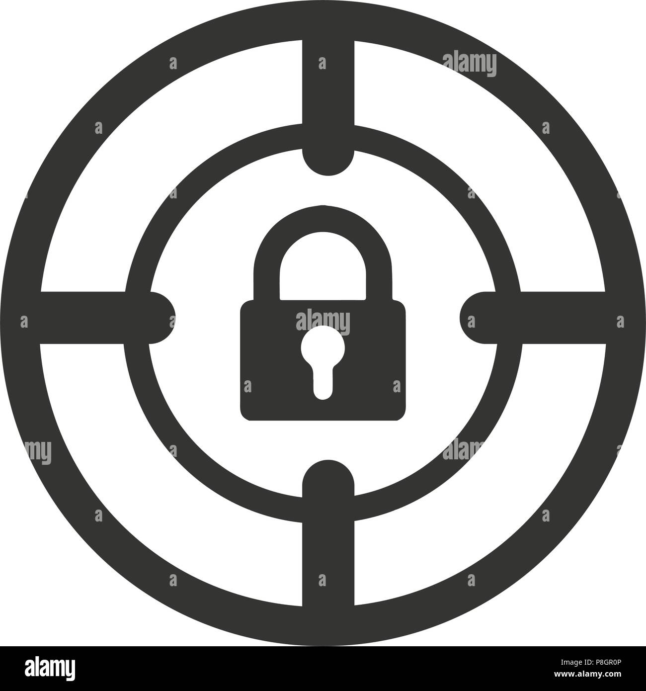 Target Protection Icon Stock Vector Image & Art - Alamy