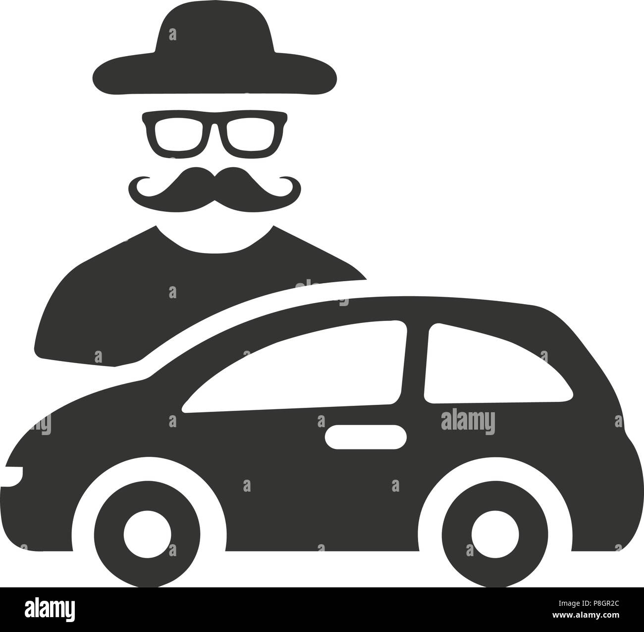 Car Theft Icon Stock Vector Image & Art - Alamy