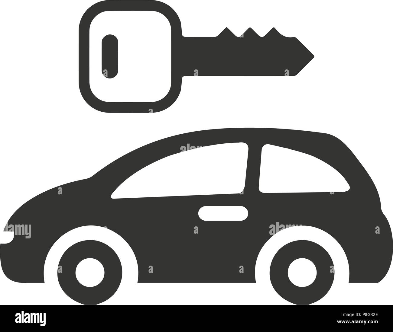 Car Rental Icon Stock Vector Image & Art - Alamy