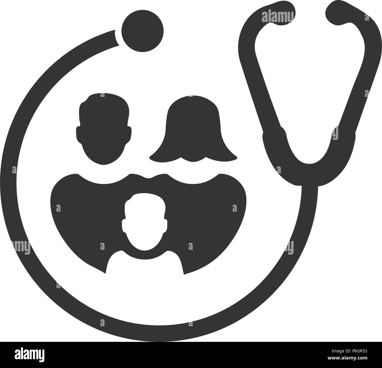Family Healthcare Icon Stock Vector Image & Art - Alamy