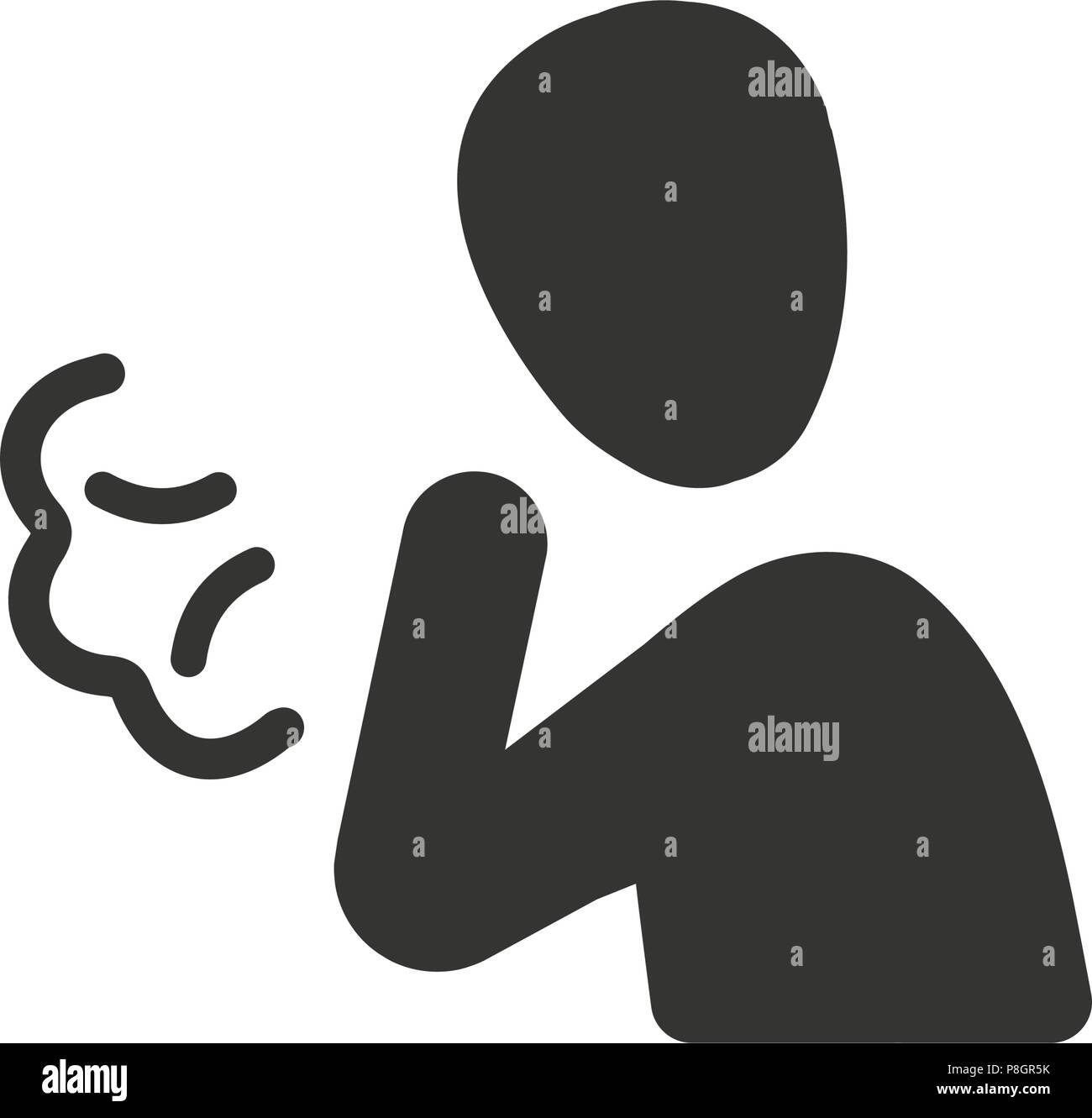 Coughing icon vector hi-res stock photography and images - Alamy