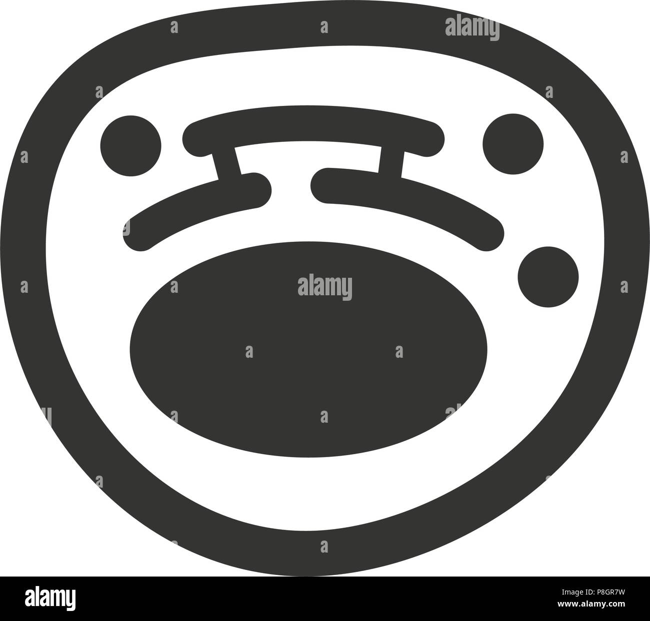 Cell nucleus vector icon hi-res stock photography and images - Alamy