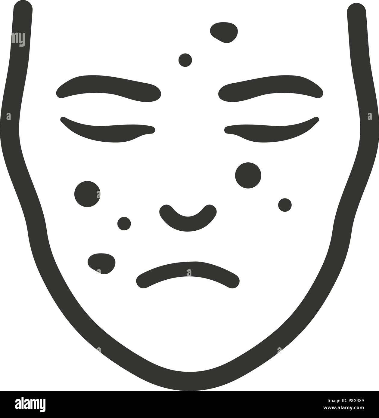 Facial Spot Icon Stock Vector Image & Art - Alamy