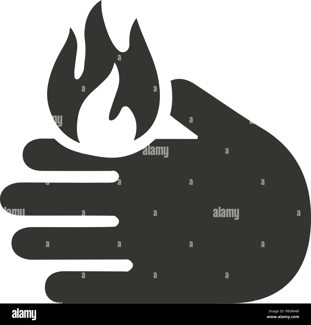 Burn injury Stock Vector Images - Alamy