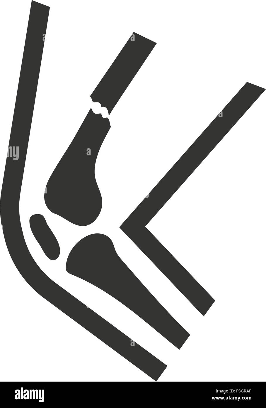 Leg icon Stock Vector Images - Alamy