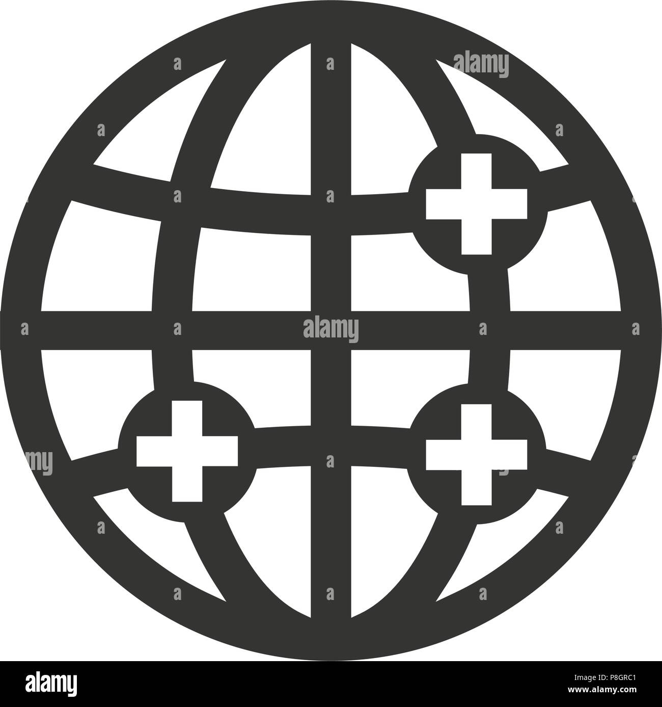 Global healthcare Stock Vector Images - Alamy
