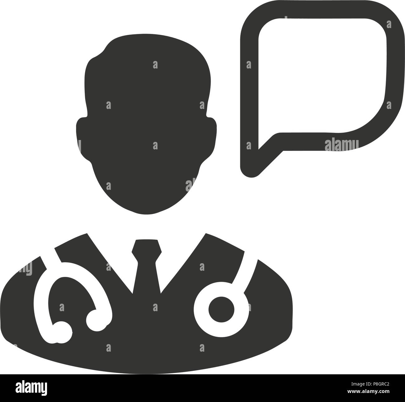 Doctor Consultation Icon Stock Vector Image & Art - Alamy