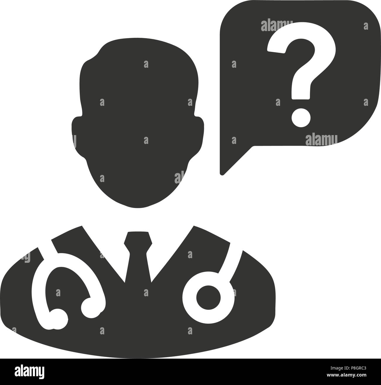 Ask Doctor Icon Stock Vector Image & Art - Alamy