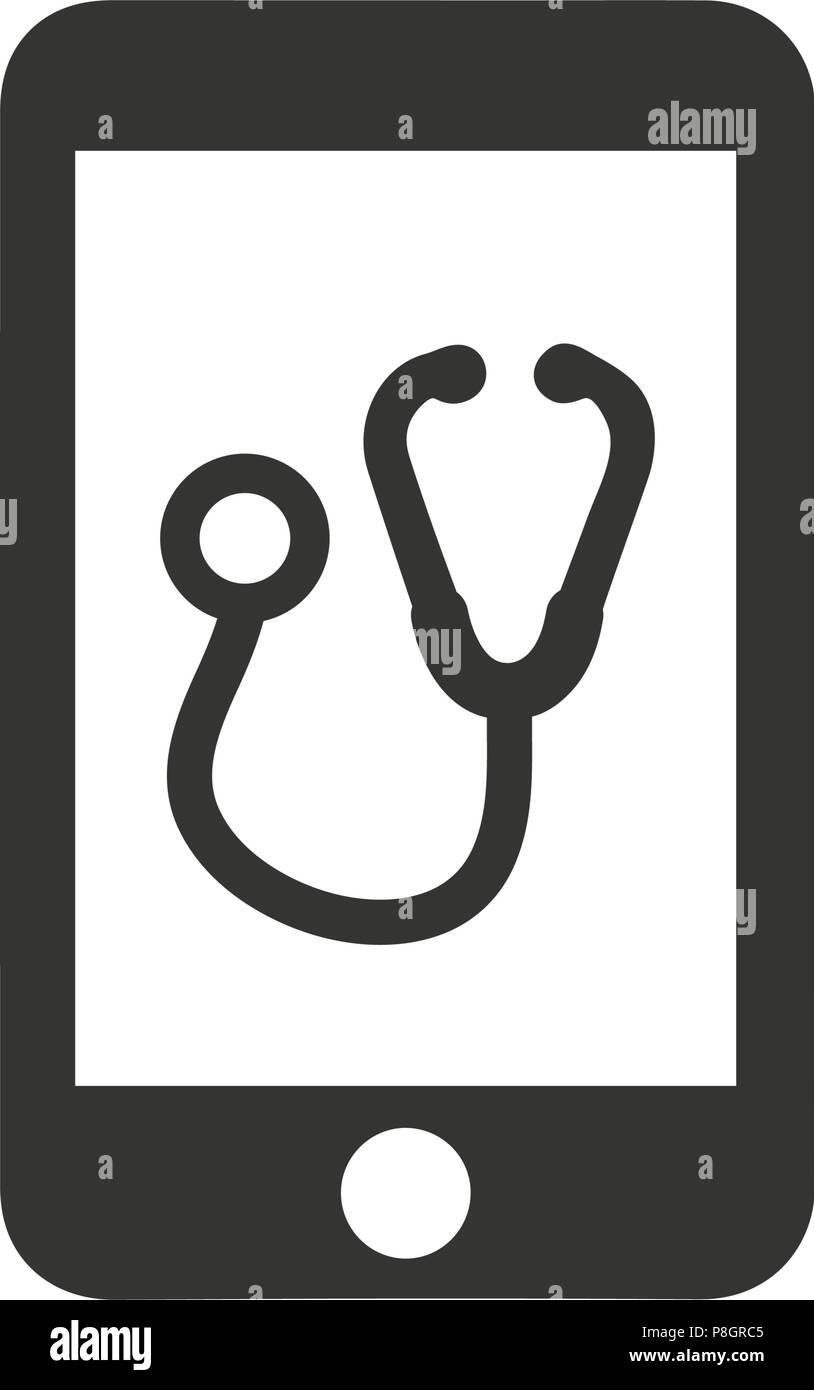 Mobile Doctor Icon Stock Vector Image & Art - Alamy